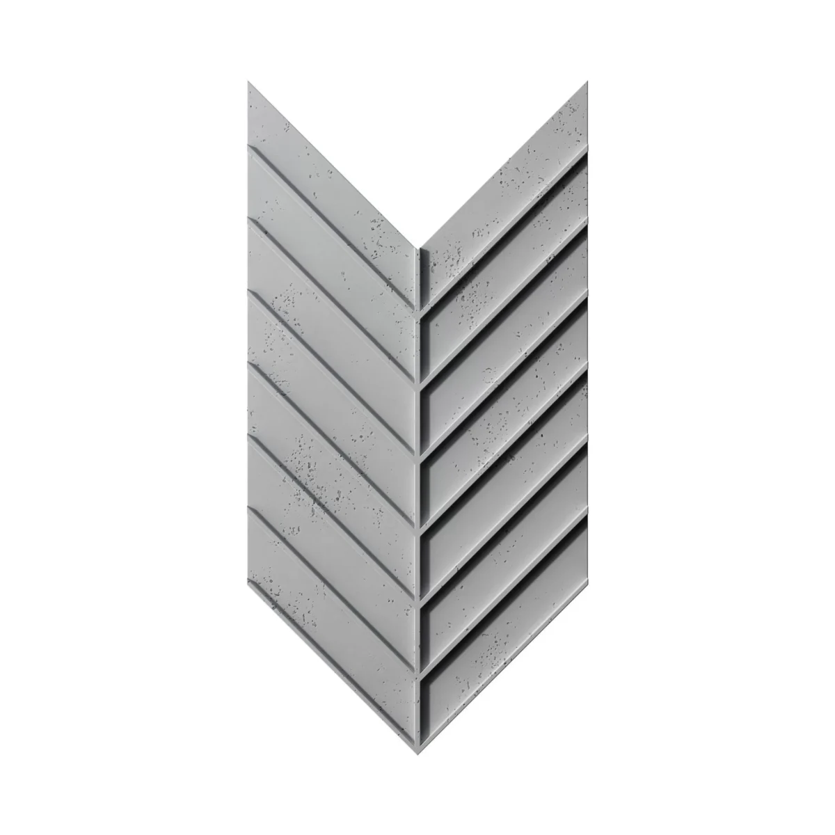 Beton architektoniczny PB 45 VHCT - Panel ścienny 3D Jodełka